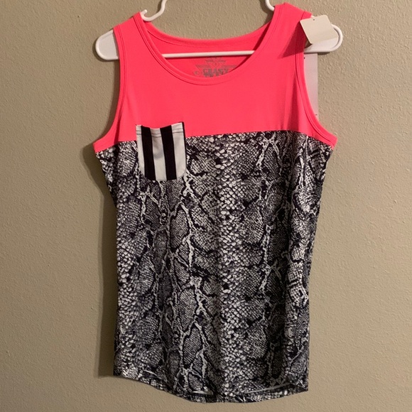 Crazy Train | Tops | Nwt Crazy Train Hot Pink Animal Print Tank S ...